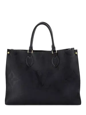 LOUIS VUITTON Onthego Monogram Empreinte Giant Mm Tote Bag - Black