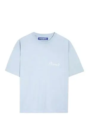 PICANTE Tailor Ogo-print T-shirt - Blue