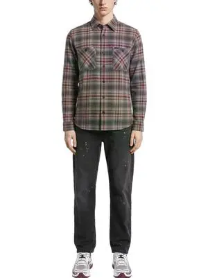 Filson Rangeland Plaid-pattern Button-up Shirt - Grey