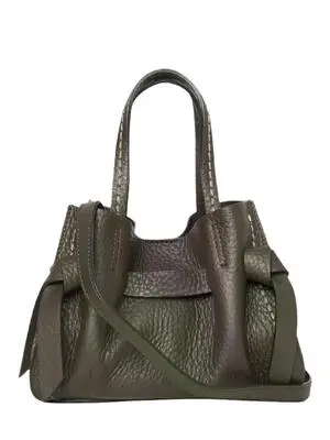 VISONA` Visona Leather Tote Bag - Brown