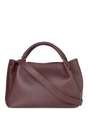 VISONA` Visona Mia Leather Tote Bag - Red