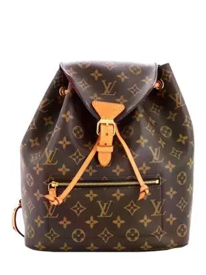 LOUIS VUITTON Monogram Canvas Montsouris Backpack - Brown