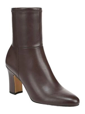 Franco Sarto Franco Sarto Jael Demi Block Heel Bootie Dark Brown