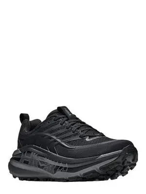 HOKA® Stinson Running Shoe - Black/outer Orbit