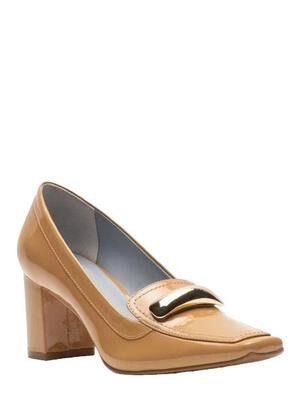 FRANCES VALENTINE Barbara Loafer Pump - Camel