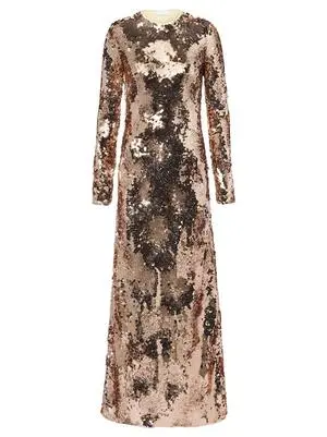 Rabanne Sequined Gown - Gold