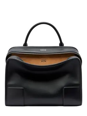 Loewe Amazona 180 Large Leather Top-handle Bag - Black