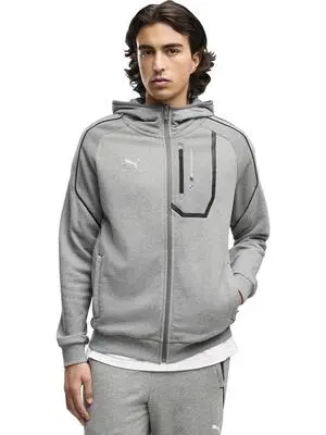 PUMA Bmw Motorsport Pm1 Zip-up Hooded Jacket - Gray