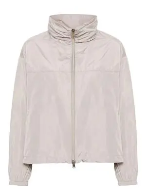 Herno Zip-up Bomber Jacket - Gray