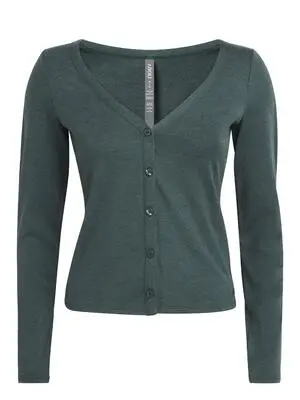 Vuori Halo V-neck Cardigan - Grey