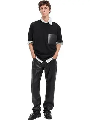 Bottega Veneta Cotton Jersey T-shirt - Double Black