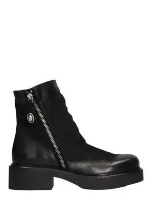 METISSE Side-zip Chunky-sole Boots - Black