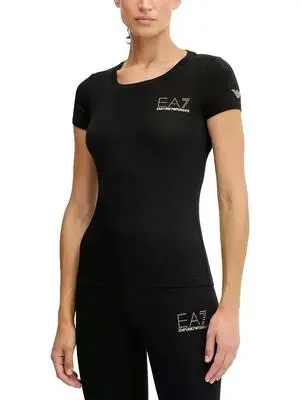 EA7 Logo T-shirt - Black