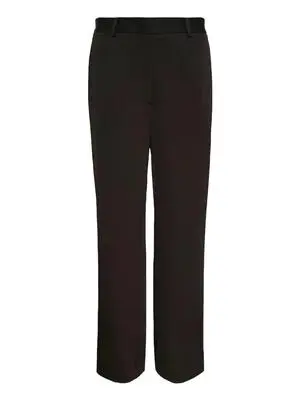 CLUB21 Margot Straight-leg Trousers - Black