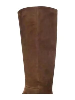 VIC MATIE Vic Matie Pointed-Toe Suede Knee-High Boots