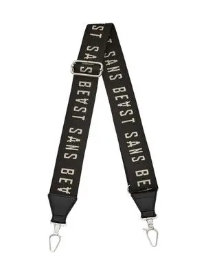 SANS BEAST Barricade Bag Strap Noir + Silver - Black