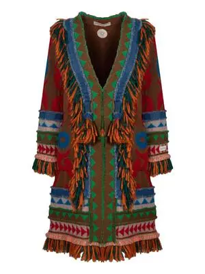 THE EXTREME COLLECTION The Extreme Collection Long Knit Wool Cardigan Jacket