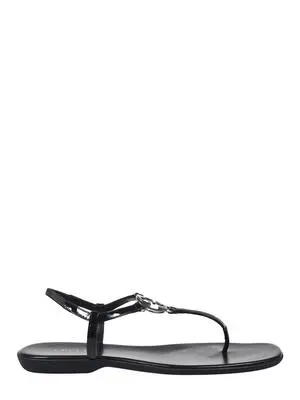 Gucci Leather Heeled Sandal - Black
