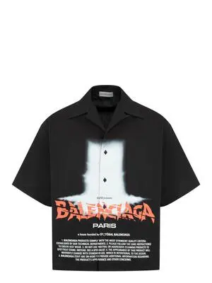 BALENCIAGA Balenciaga Printed Short-Sleeve Shirt