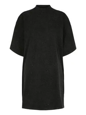 Balenciaga Strass Vintage Oversized T-shirt - Black