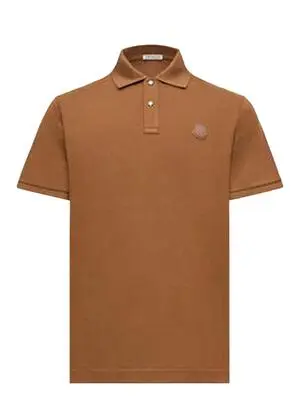 Moncler Short-sleeve Polo 'bronze' Brown