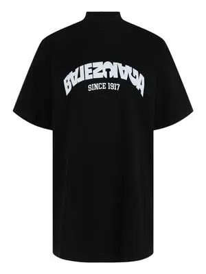 BALENCIAGA Backflip Oversized T-shirt 'black/white'