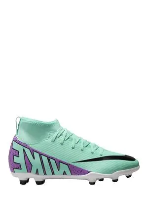 Nike Mercurial Superfly 9 Club Fg Mg Gs Athletic High Top Soccer Cleats - Blue