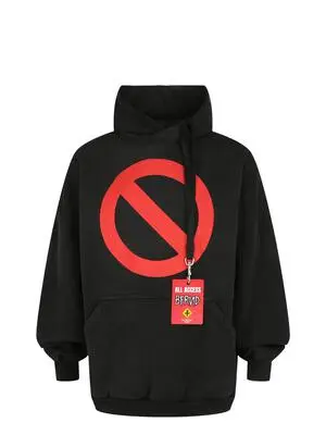 Balenciaga Music X Bfrnd Series Inside-out Hoodie - Black