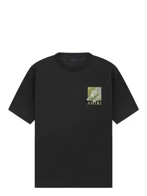 Amiri Printed Leopard T-shirt - Black