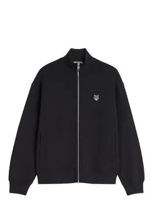 Maison Kitsuné MAISON KITSUNE Zip-Up Cotton T-Shirt Black