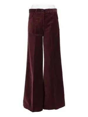 Aspesi Wide-leg Velvet Trousers - Multicolour