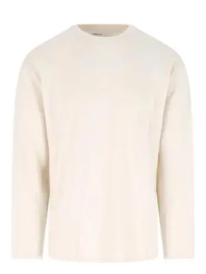 Extreme Cashmere Long Sleeve Crewneck Sweater - White