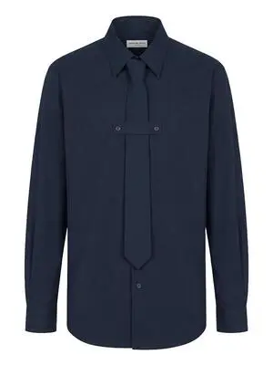 Dries Van Noten Cilian Cotton Shirt - Midnight