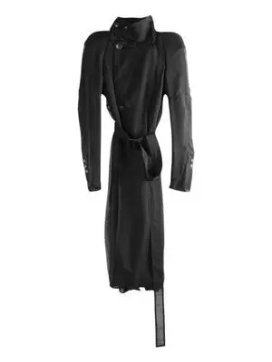 Rick Owens Maria Trench Coat - Black