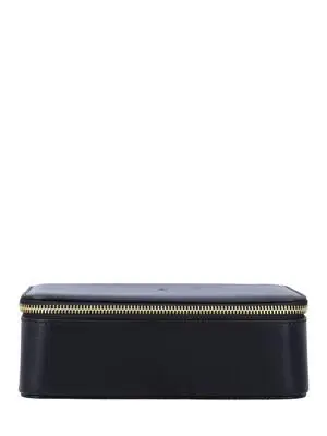 BY MALENE BIRGER Mini Zip-around Box Clutch - Nero