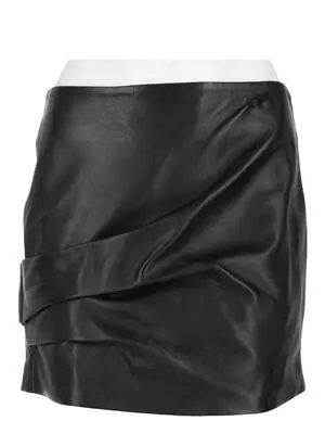 Isabel Marant Étoile Leather Mini Skirt - Black