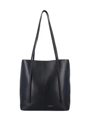 BY MALENE BIRGER Leather Tote Bag - Nero