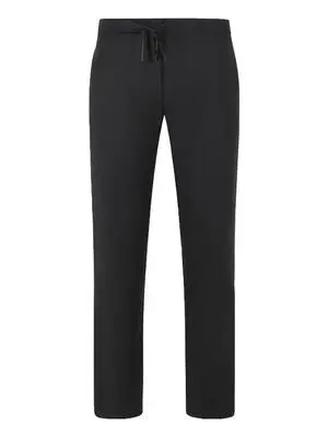 MAISON MARGIELA Virgin Wool Drawstring Trousers - Black