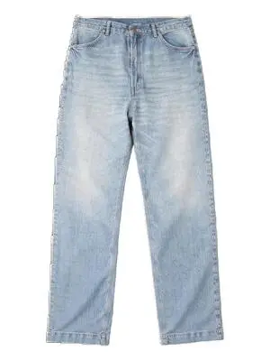 MAISON MARGIELA Cotton Denim Jeans - Blue Washed