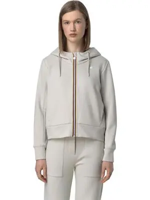 K-WAY Lightweight Zip-up Hoodie - Beige Lt