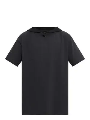 MAISON MARGIELA Maison Margiela Crew Neck T-Shirt With Printed Hood And Adjustable Drawstring