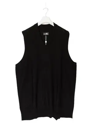 MAISON MARGIELA V-neck Wool-blend Sweater Vest - 900