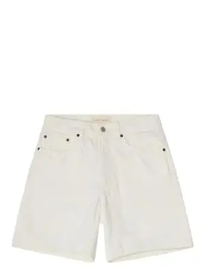 JEANERICA Relaxed Fit Stretch Shorts - White