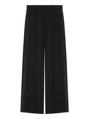 Givenchy Tuxedo Double Pleat Trousers - Black