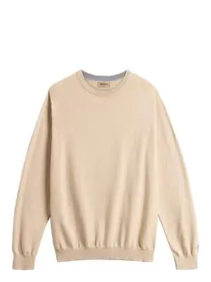 Woolrich Classic Logo Cotton Crew Neck T-shirt - White Pepper