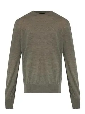Dsquared2 Virgin Wool Crew Neck Sweater - Ecru