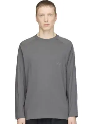 Y3 Oversized Long Sleeve Sweatshirt - Grefiv