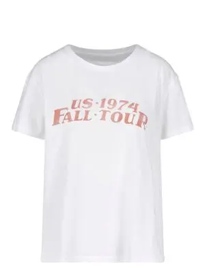 NILI LOTAN NILI LOTAN Graphic Print Cotton T-Shirt White