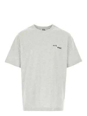 A.p.c. X Fragment Cotton Graphic T-shirt - Gris Chine