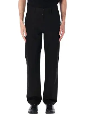 Burberry Cotton Twill Chino Trousers - Black